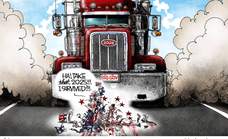 New Year Cartoon Sparks Debate on Artistic Freedom - 0563NEWS